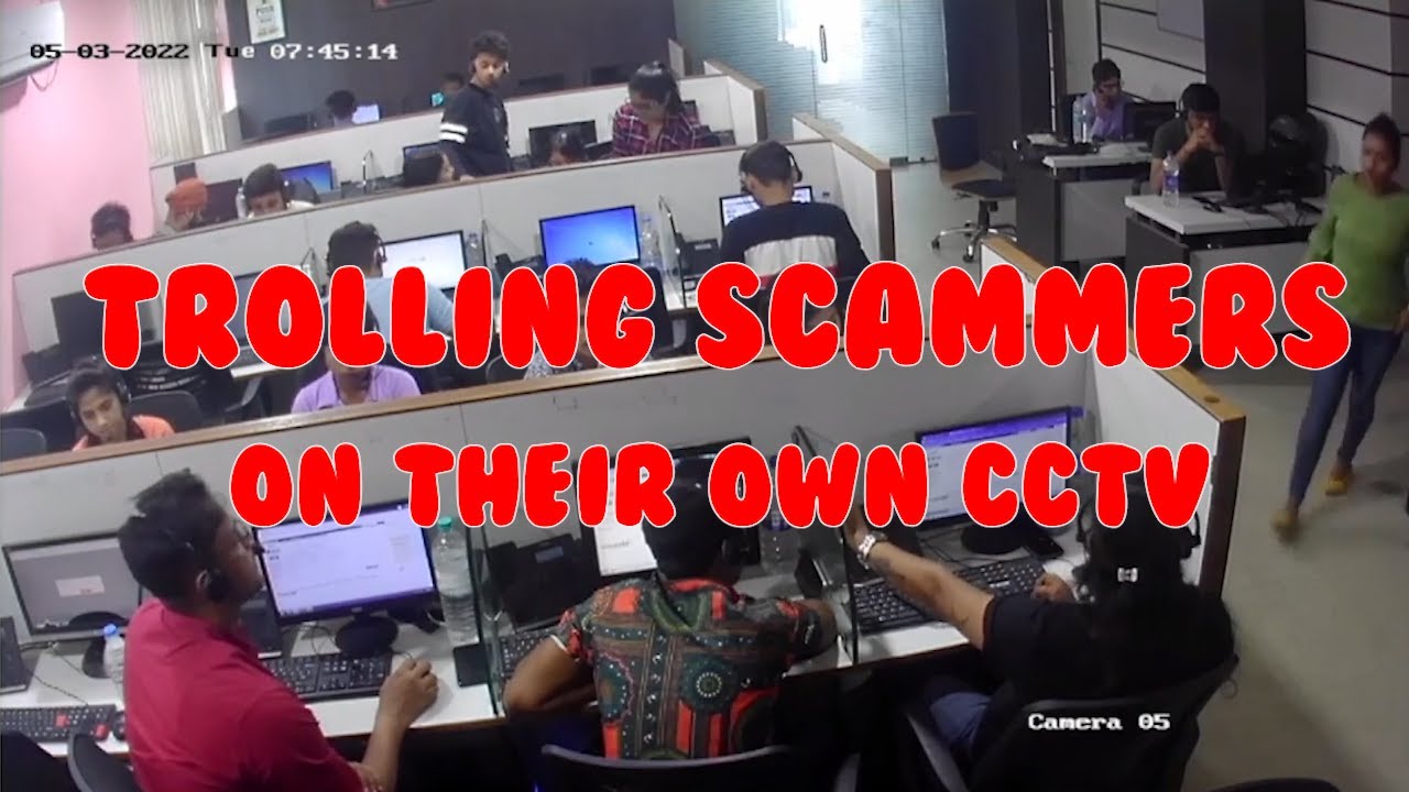 Trolling Scammers On Their Own CCTV - YouTube