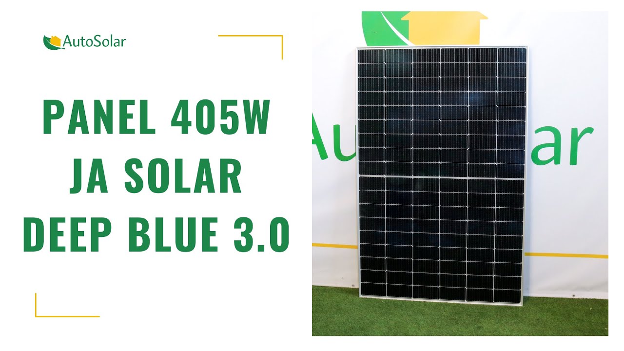 Placa solar 405W JA Solar - AutoSolar - YouTube