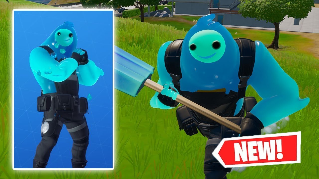 New Rippley Skin Gameplay In Fortnite Slurp Monster Youtube