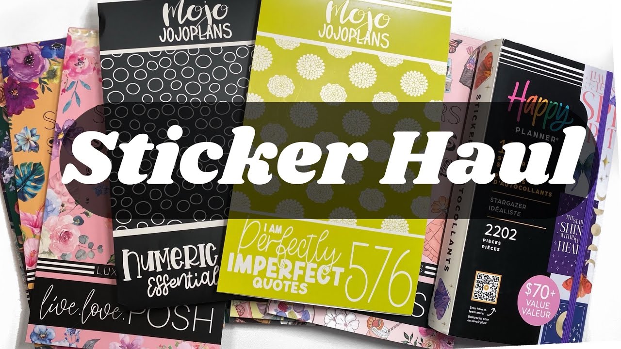 Live Love Posh, Happy planner, Mojojo Plans Haul | Sticker Haul ...