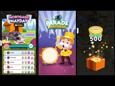 MORTGAGE MAYDAY AIRPLANE ️ Mode MONOPOLY GO Gameplay | PARADE PARTNERS ...