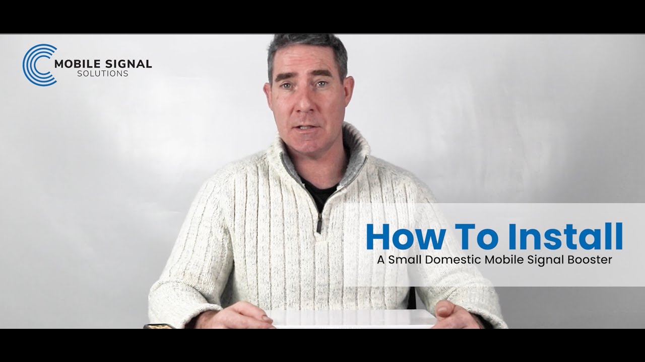 How to Install a Mobile Phone Signal Booster At Home | Installation ...