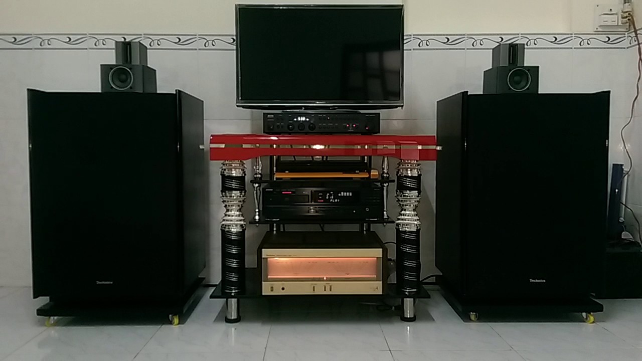Technics SB-8000 & Pow Technics SE-A5 - YouTube