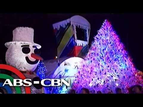Christmas village sa Baguio City, may snow - YouTube