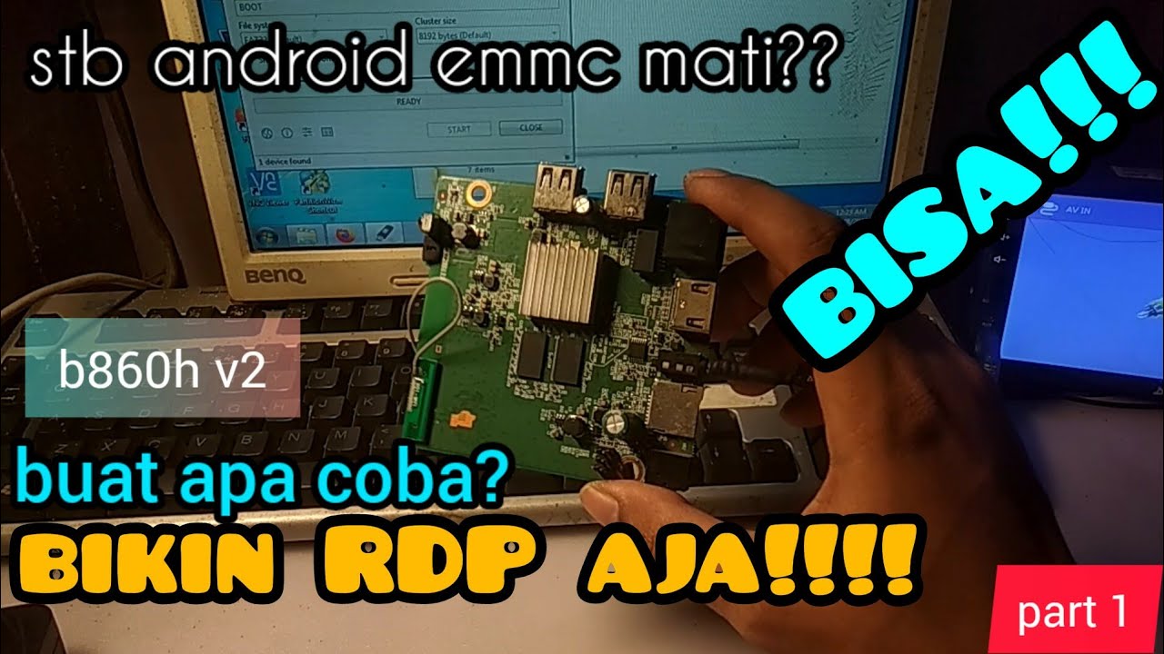 RDP di stb android (part 1) - YouTube