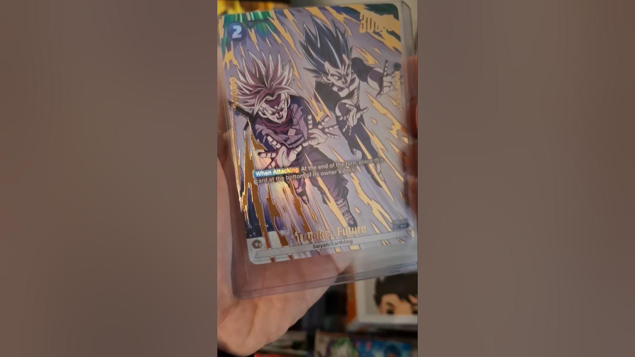 FB01-049 Trunks : Future AlternateArt #dragonball #dragonballfusionworld #tcg #cards - YouTube