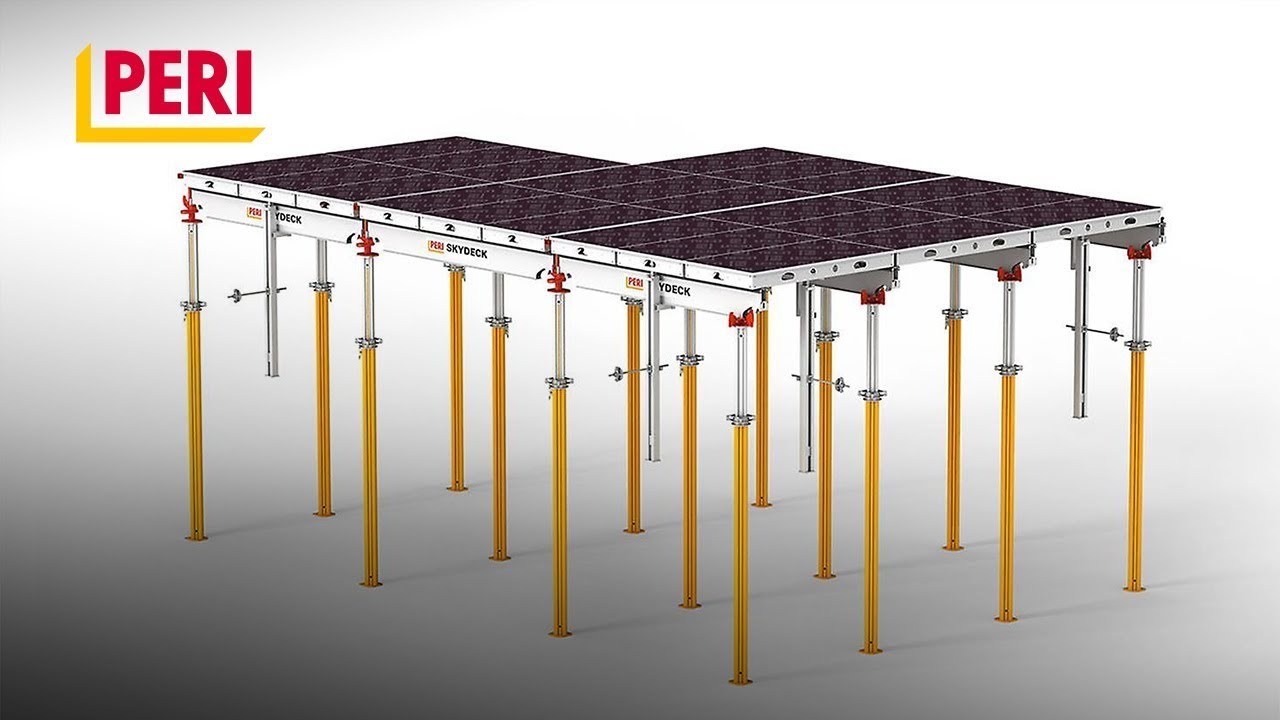 PRODUKT | PERI SKYDECK Dækforskallingssystem (DK) - YouTube