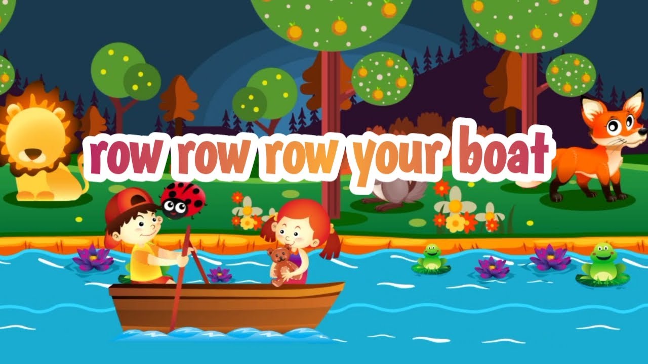 row row row your boat | nursery rhyms | mummy_kids - YouTube