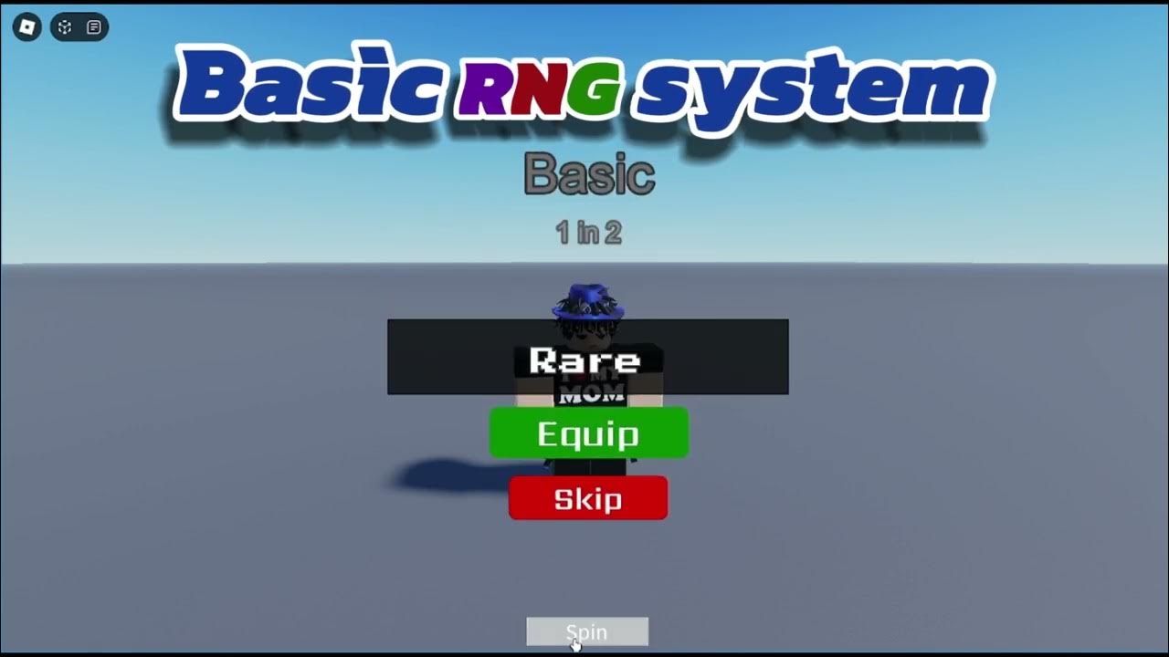 Simple Random Number Generator system on Roblox studio [SHOWCASE] - YouTube