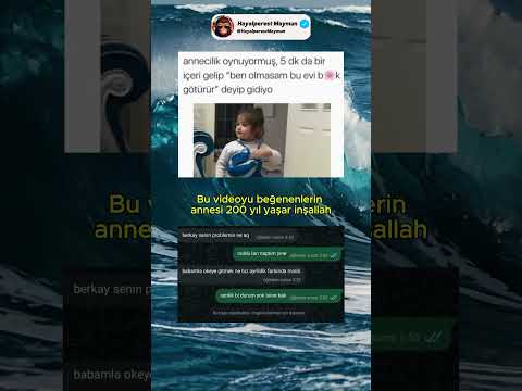 Annecilik oynayan çocuğa bak 🤣