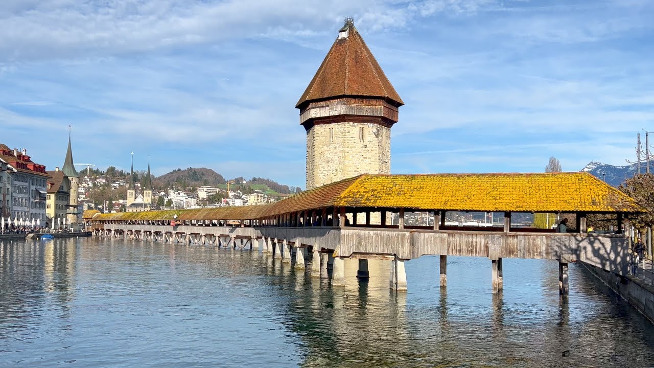 Lucerne Switzerland Walk ☀️ 4K Walking Tour 2024 🇨🇭 - YouTube