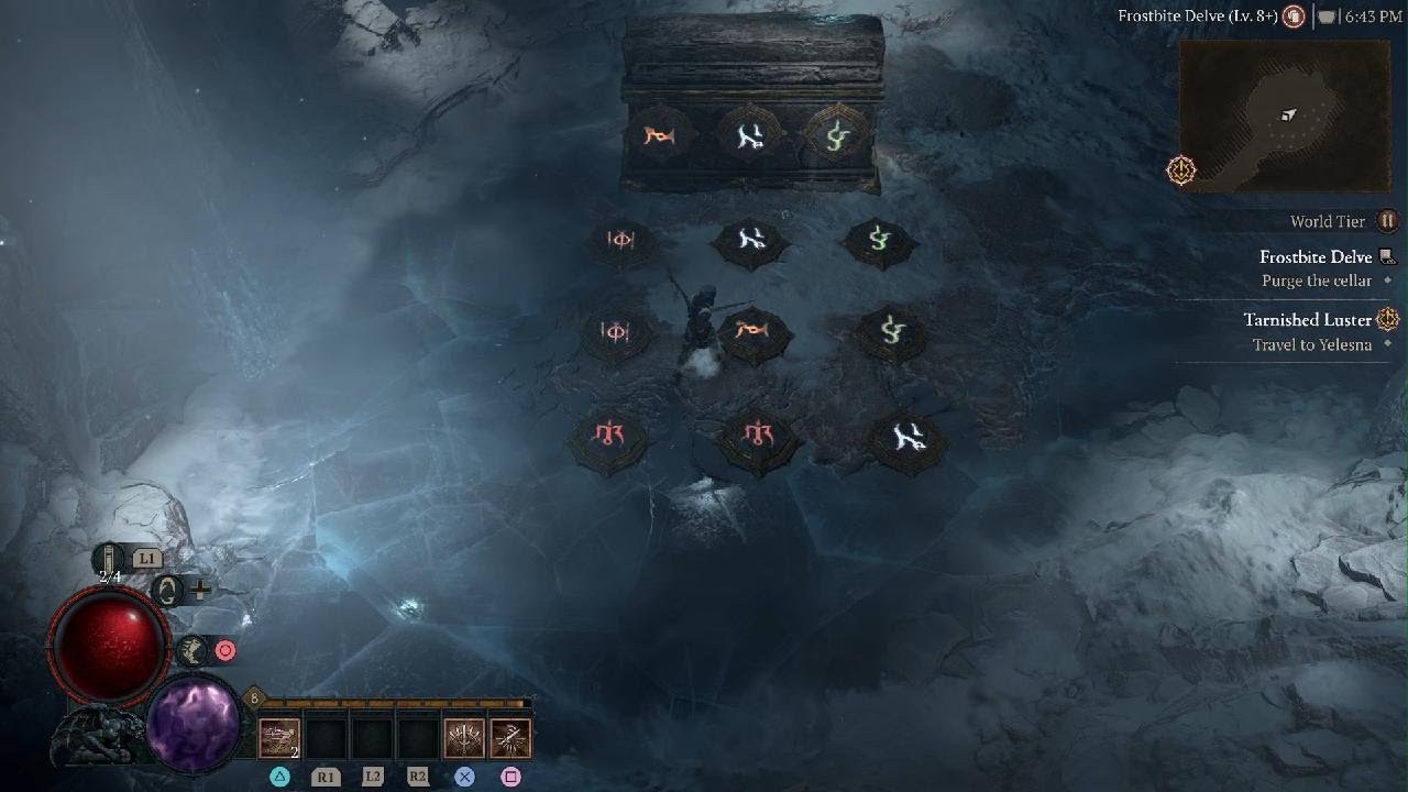 Diablo 4 How to solve Ancient Mine Puzzle - YouTube