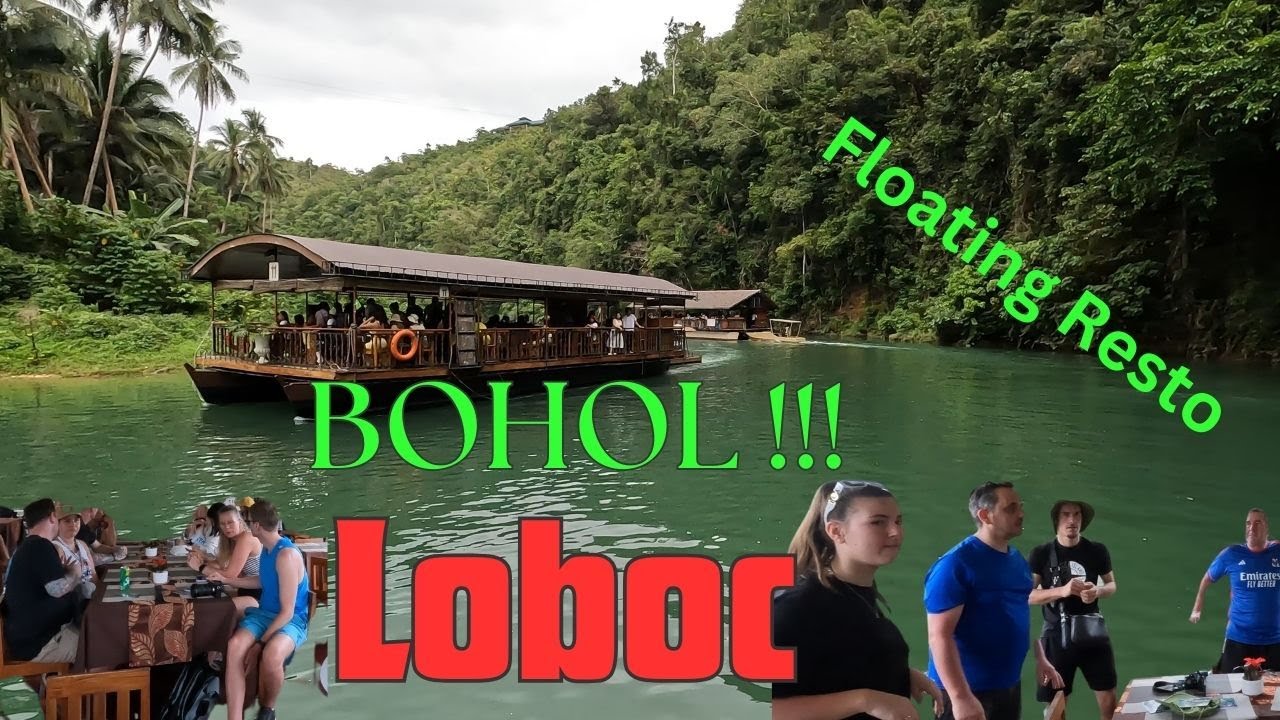 Floating Restaurant in Loboc Bohol - YouTube