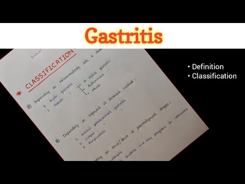 Gastritis (1/3) | Classification | GIT Pathology - YouTube