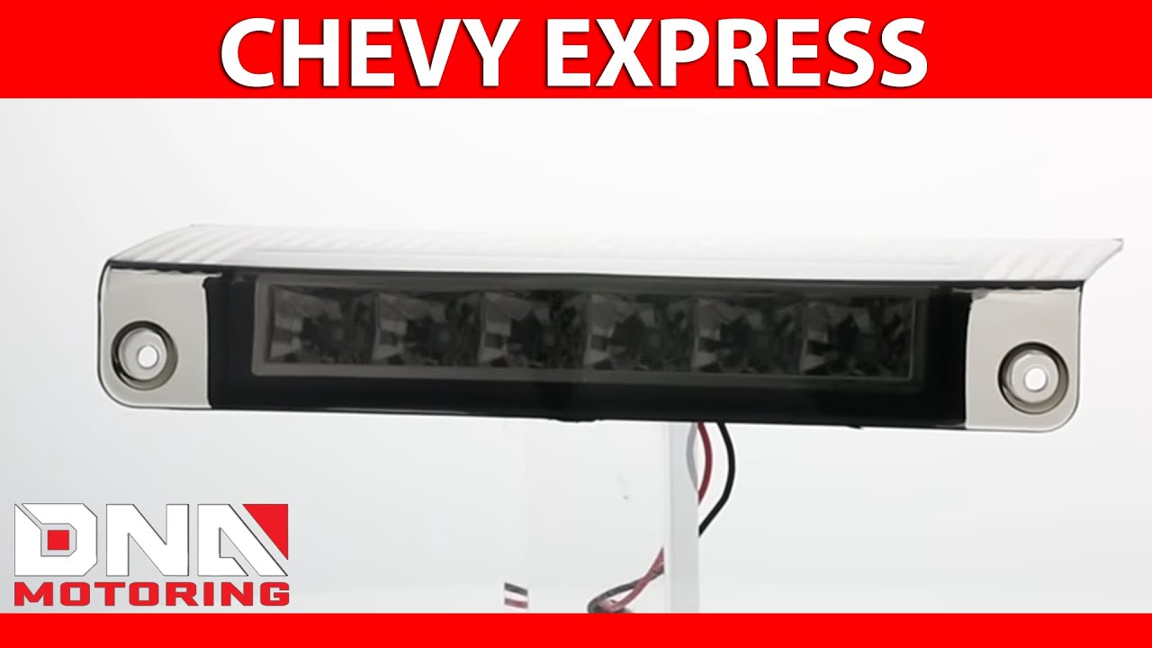 DNA Motoring 13-15 Chevy Express | GMC Savana Smoked 3rd Brake Light ...