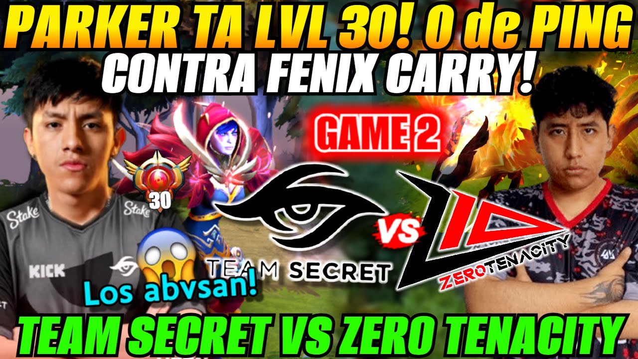 😲Parker Templar TEAM SECRET vs ZERO TENACITY Game 2 Bo3 Final OpenQ😲ESL One Raleigh 2025 - YouTube