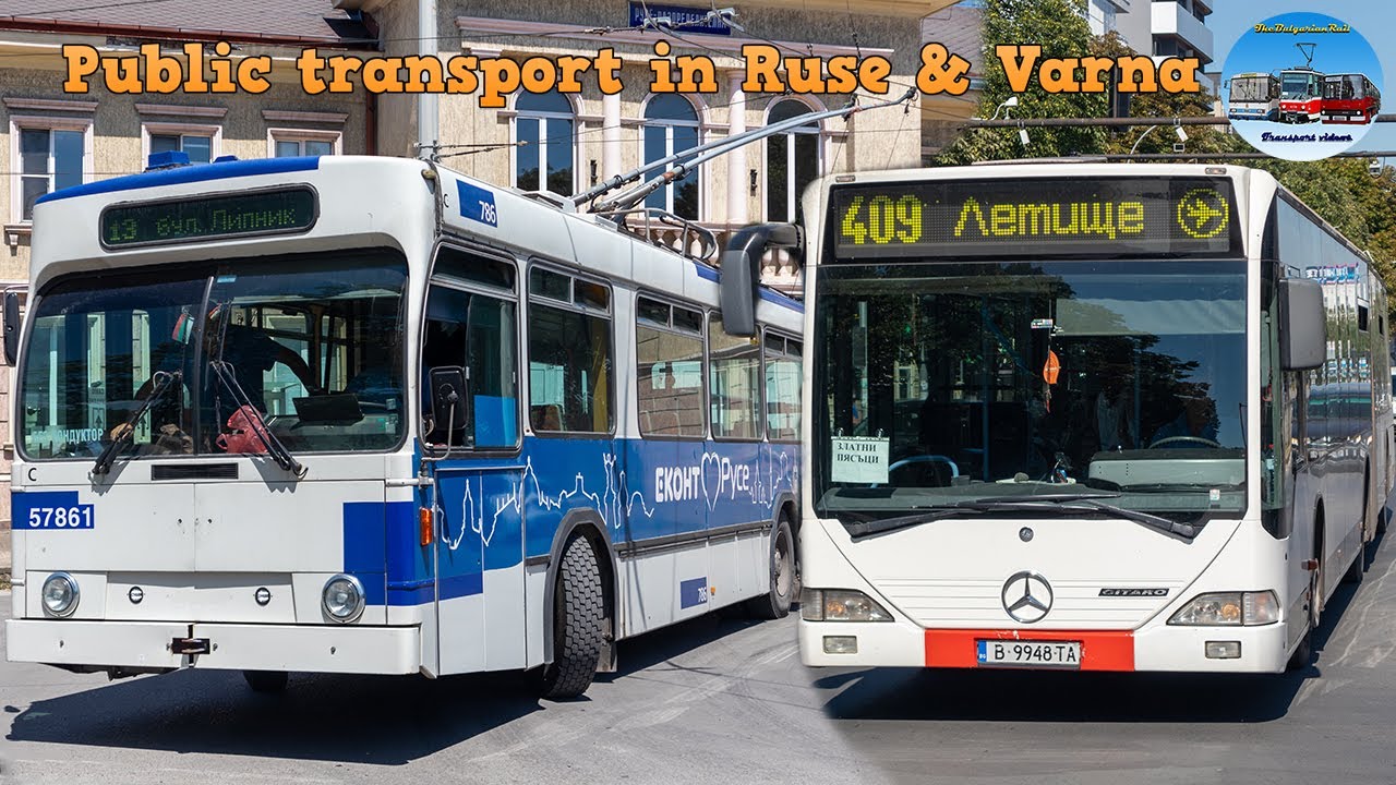 Buses & Trolleybuses in Ruse & Varna 🇧🇬 | July 2022 🚎🚌 - YouTube