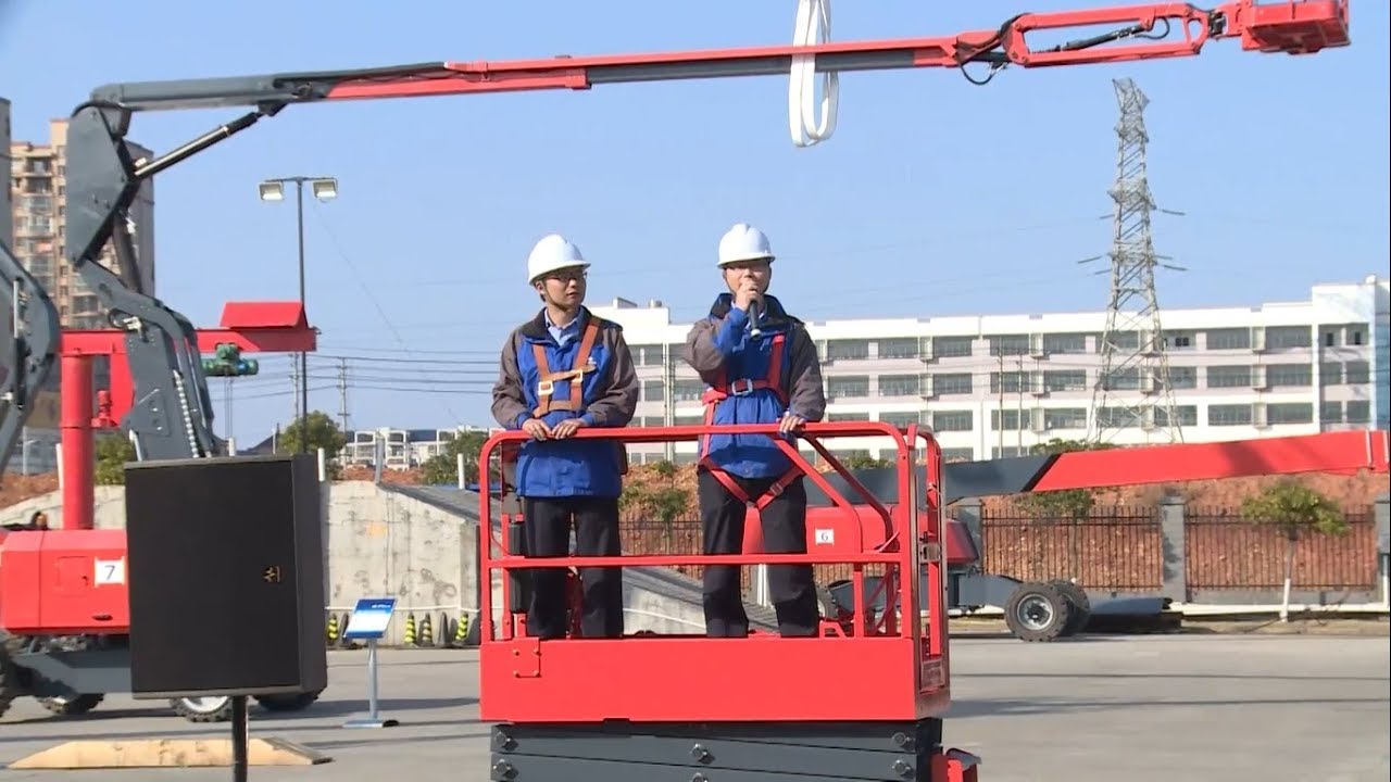 SINOBOOM Product Demonstration - MEWP Gradeability, Tilt Test, Drop ...