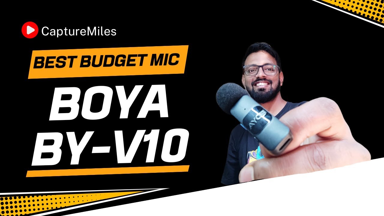 Boya BY-V10 Mic Review || Best budget mic under 2500 || Day - 4 ...