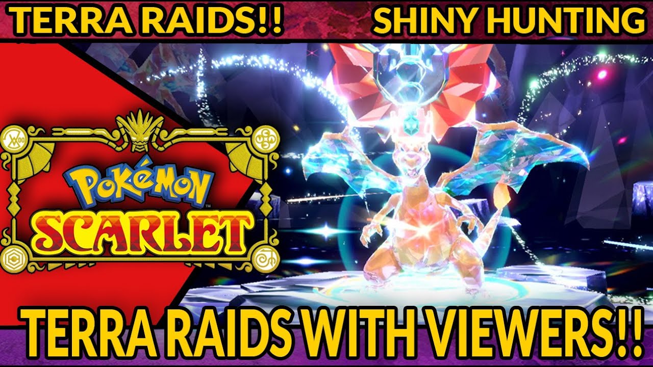 TERRA RAIDS WITH VIEWERS!! MASS OUTBREAK SHINY HUNTING!! Pokemon ...