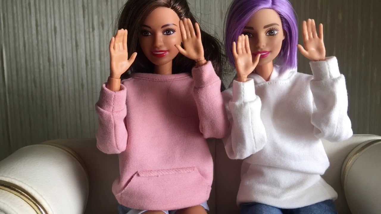 Barbie finger (gesture) dance in stop motion - YouTube