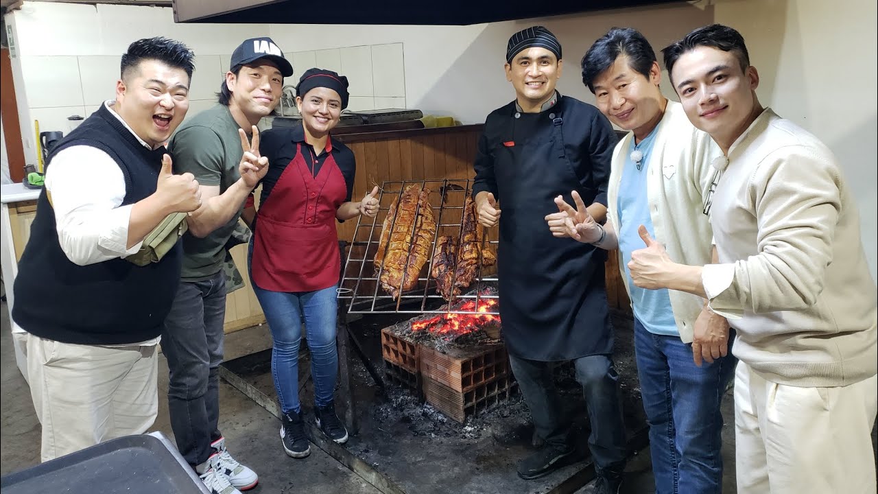 Visita del Gran Chef Coreano Lee Yon Bok a Perú y visitan Chancho Al ...