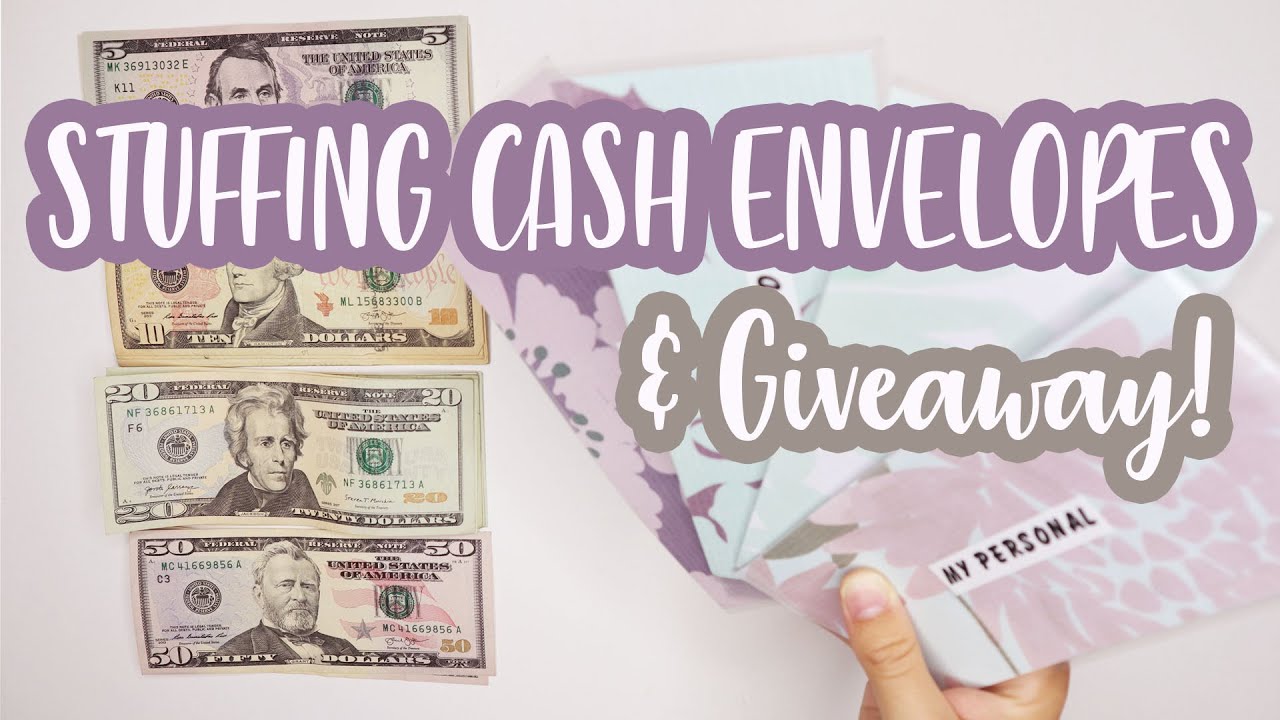 GIVEAWAY!! & STUFFING MY CASH ENVELOPES SEPTEMBER 2020 - YouTube