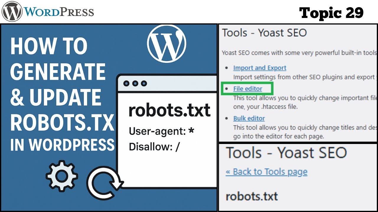 How to Generate & Update Robots.txt file with ChatGpt(AI) in Wordpress Yoast SEO Plugin 2025 ...