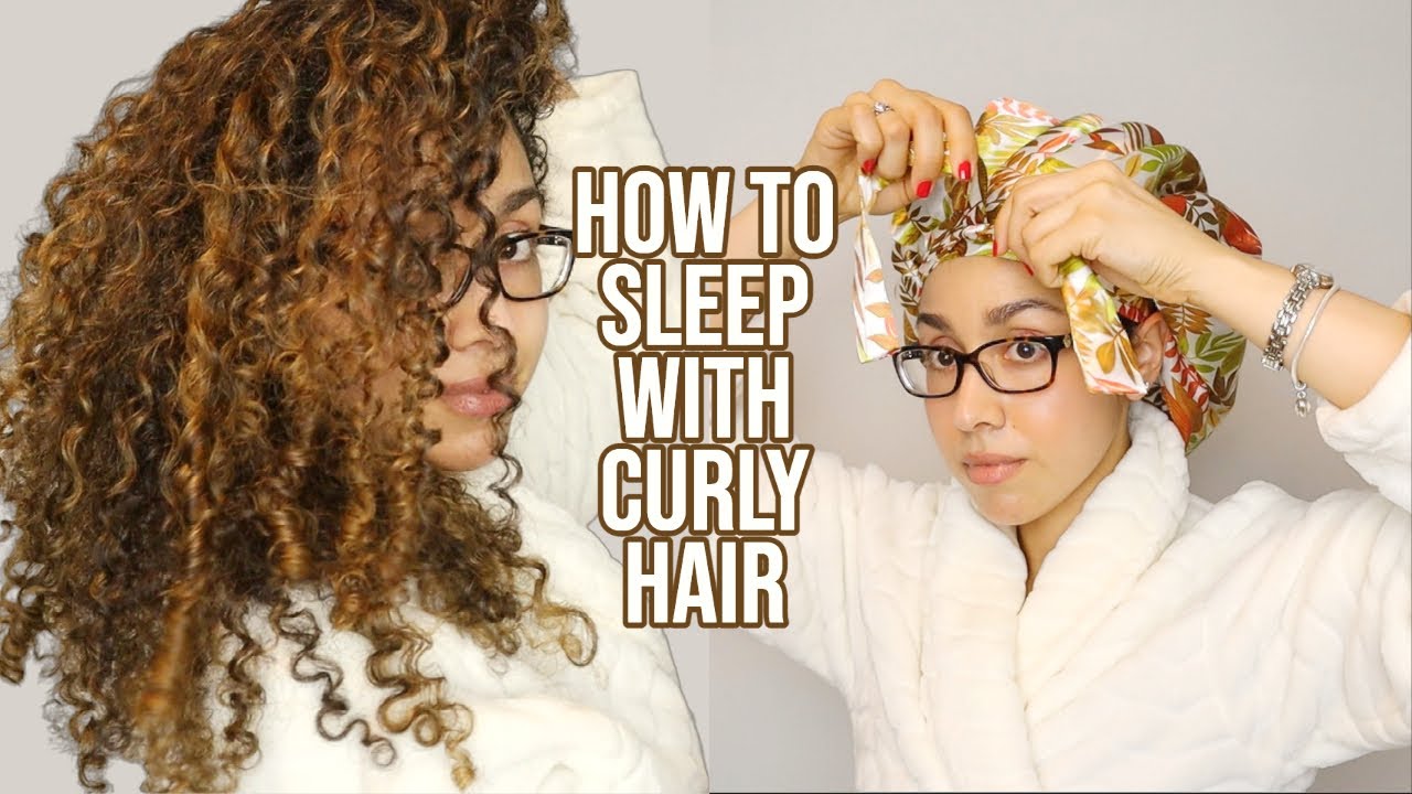 How to Sleep with Long Curly Hair | 3B 3C Curly Hair - YouTube
