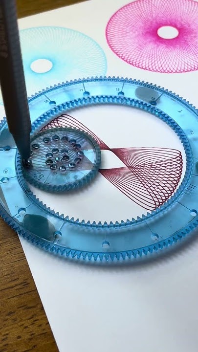 Spirograph design!! #spirograph - YouTube