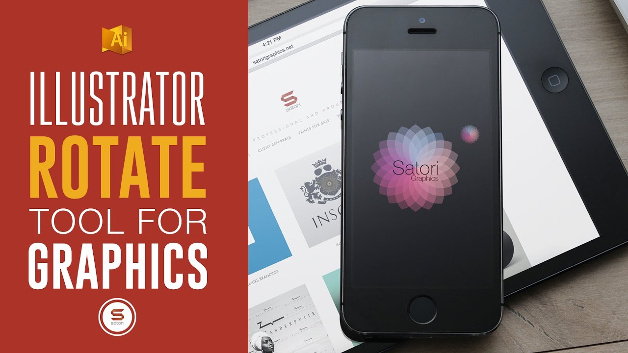 Use The Illustrator Rotate Tool To Make DOPE GRAPHICS - Illustrator ...