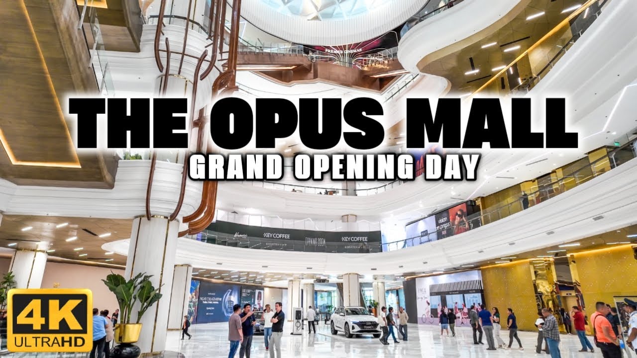 [4K] NOW OPEN! OPUS MALL by Robinsons! A Luxury Mall in Bridgetowne Estate, Quezon City! - YouTube