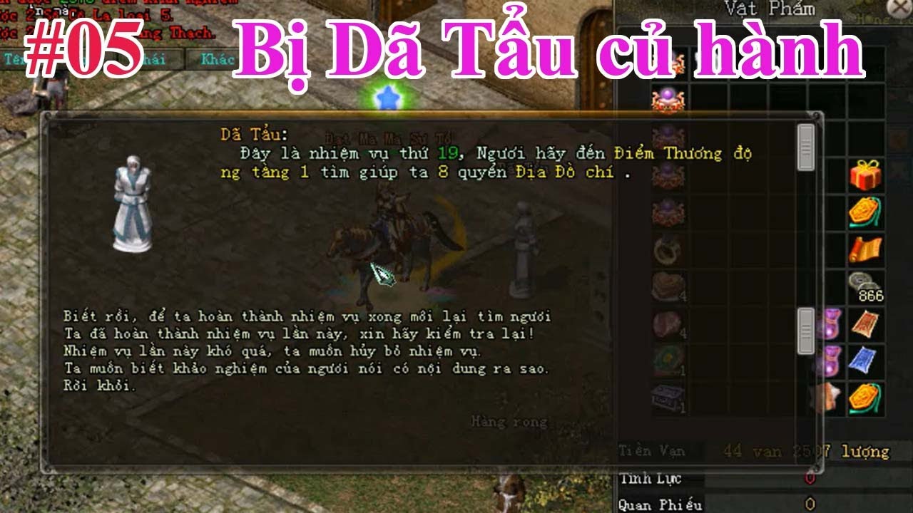 Võ Lâm 1 - Tập 05: Thử thách làm 40 NV Dã Tẩu - YouTube