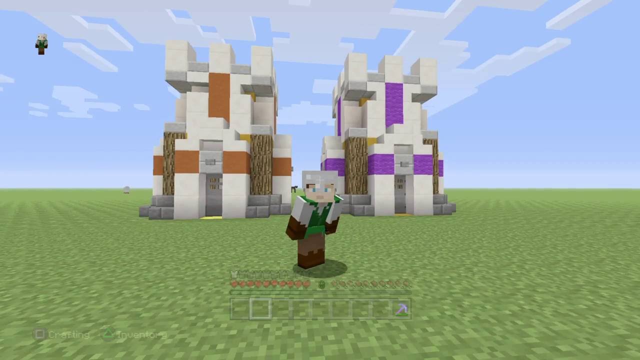 Minecraft: How to make a Battle Tower/Archer Tower| Ps4 - YouTube
