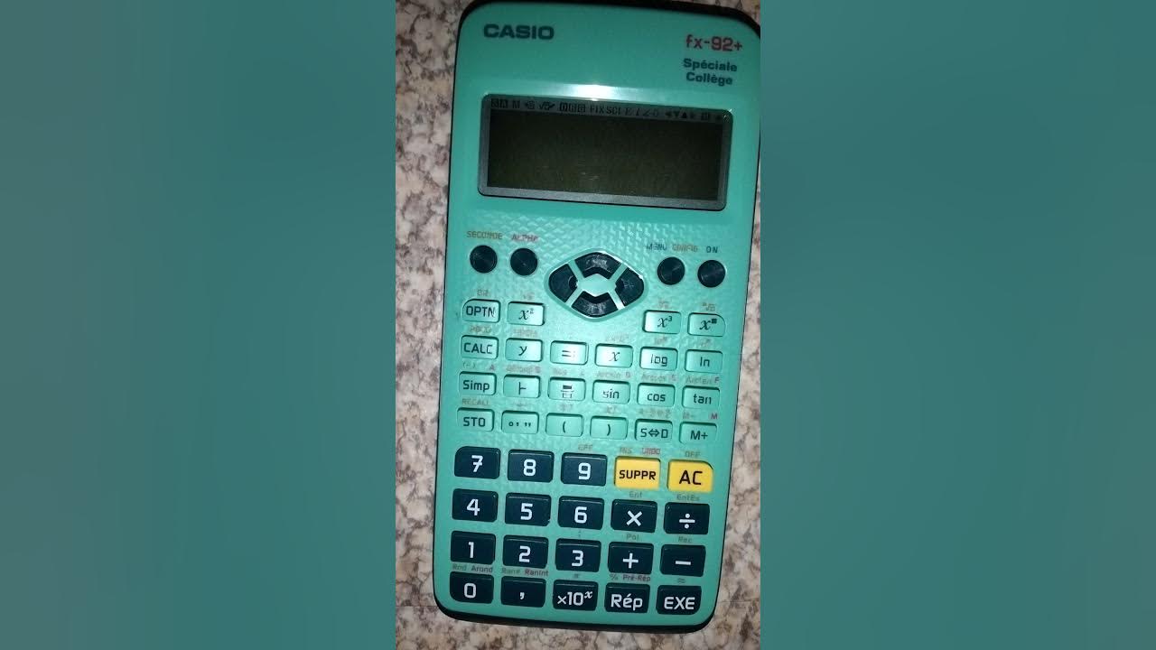 comment fonctionne la calculatrice casio ? part 2 - YouTube