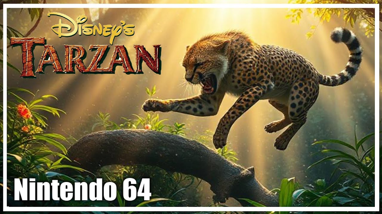 Disney's Tarzan 100% Nintendo 64 Walkthrough (Sabor Attacks) - YouTube