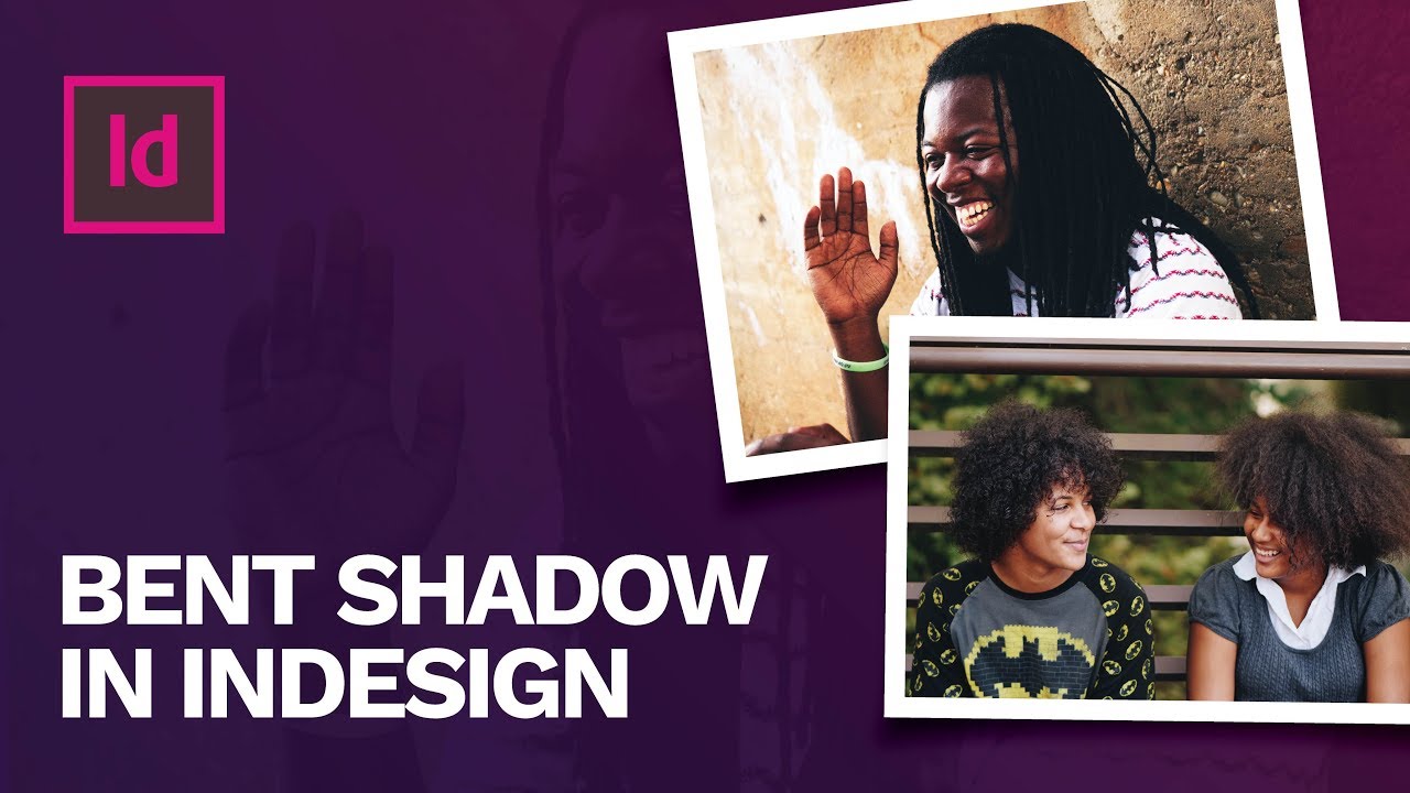 Create a Bent Shadow in InDesign - YouTube
