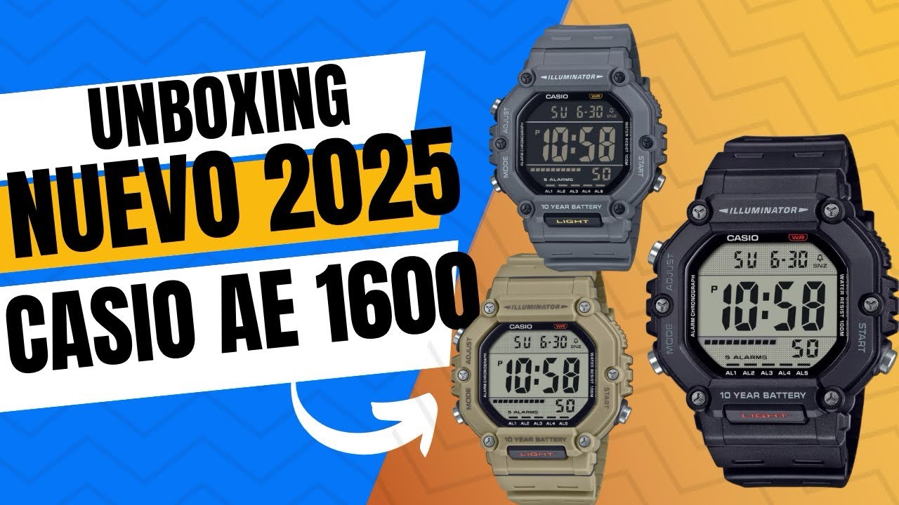 NUEVO CASIO 2025 - AE1600H - YouTube