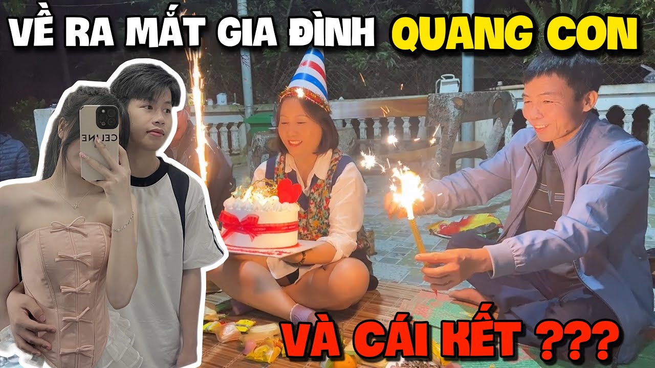 Vlog | Khánh Linh Lần Đầu Về Ra Mắt Gia Đình Quang Con Và Cái Kết ...