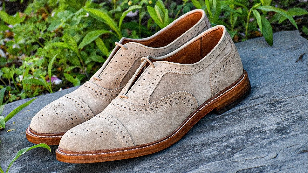 Style Showcase: The Semi Brogue or Half Brogue - YouTube
