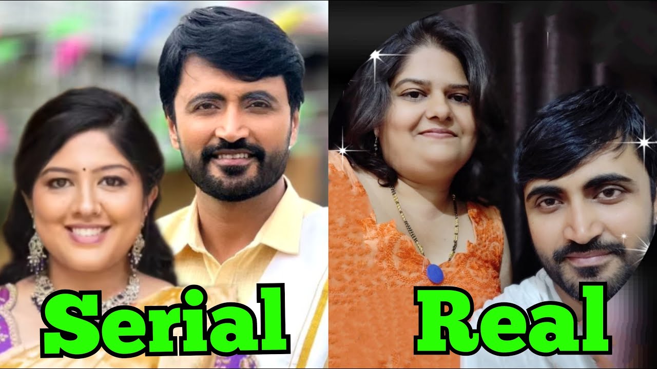 Kannada serial reel life jodi and real life jodi | Ninagagi serial ...