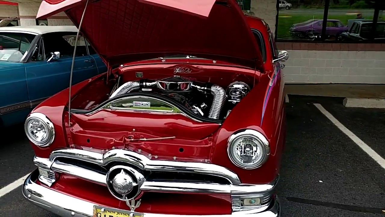 1950 RED FORD DELUXE BUSINESS COUPE 1BAD50 - YouTube