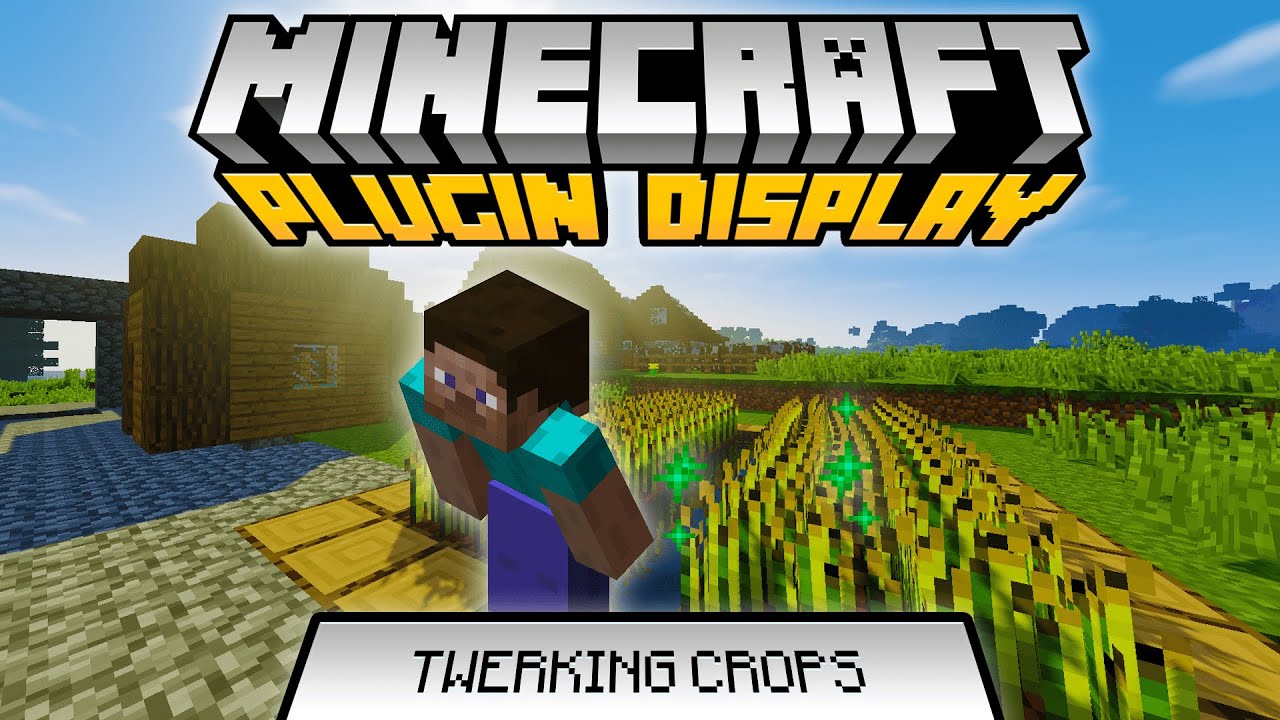 Minecraft Plugin Display: Twerking Crops - YouTube