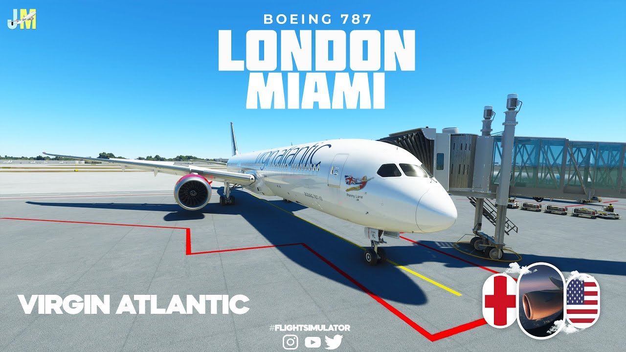 London to Miami via Virgin Atlantic's Boeing 787 | 4K - YouTube