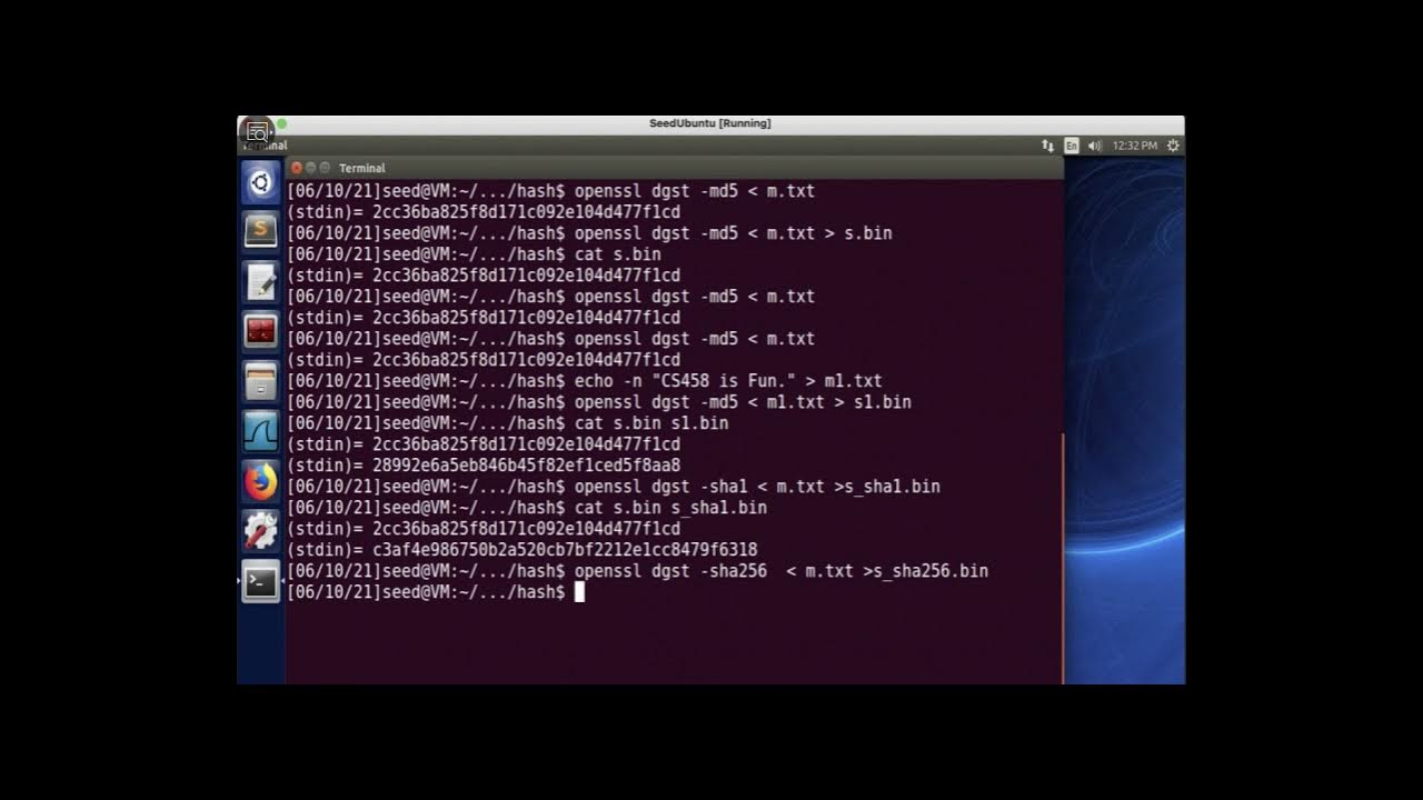 Secure Hash Functions - YouTube