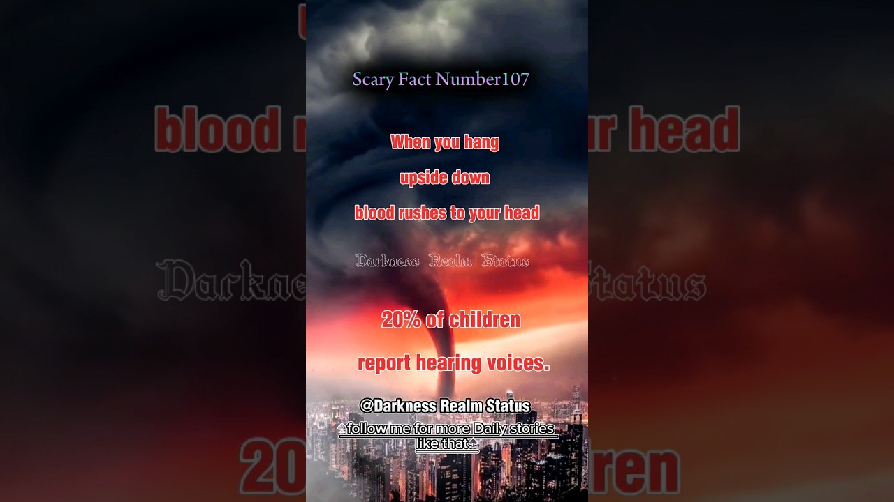 Scary Fact Number107 DarknessRealmStatus#viral#scaryfact ...