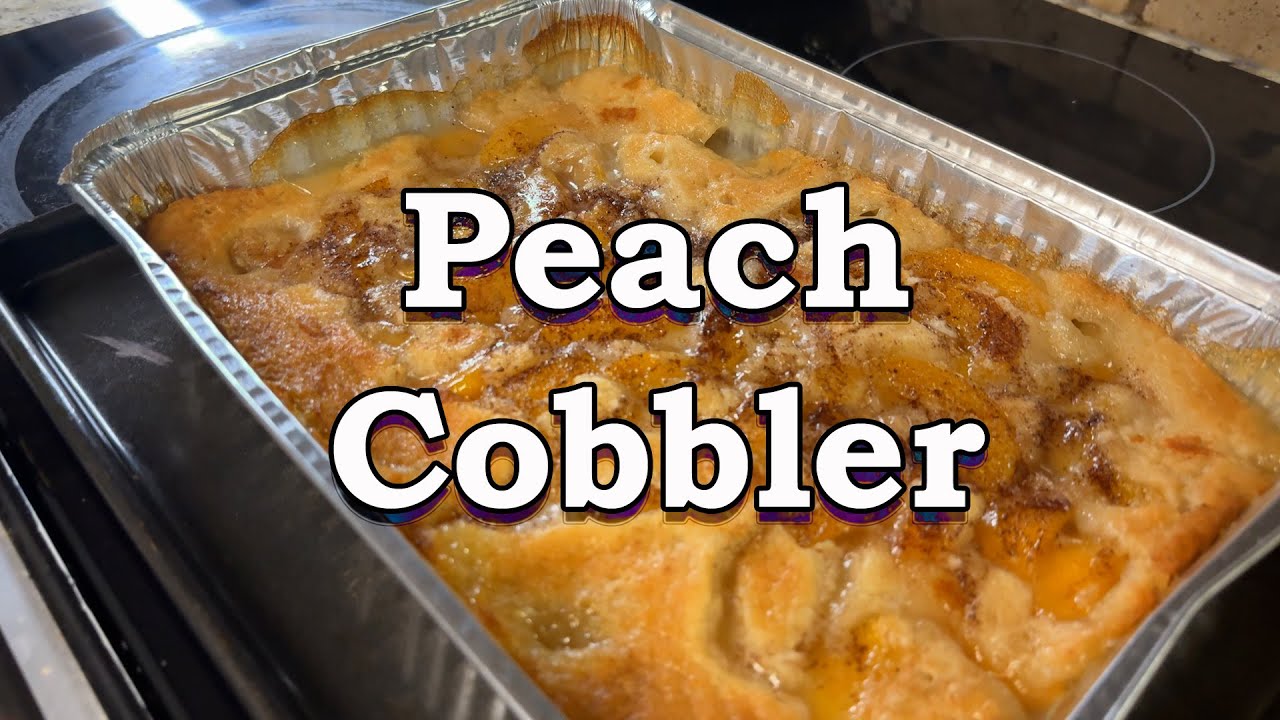 Cooking with Mark Peach Cobbler - YouTube
