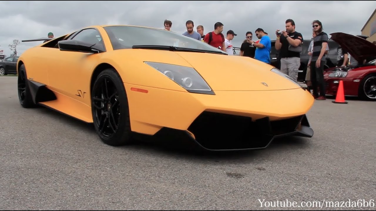 Twin Turbo Lamborghini LP670-4 SV Walk Around + Other Lambos -TX2K12 ...