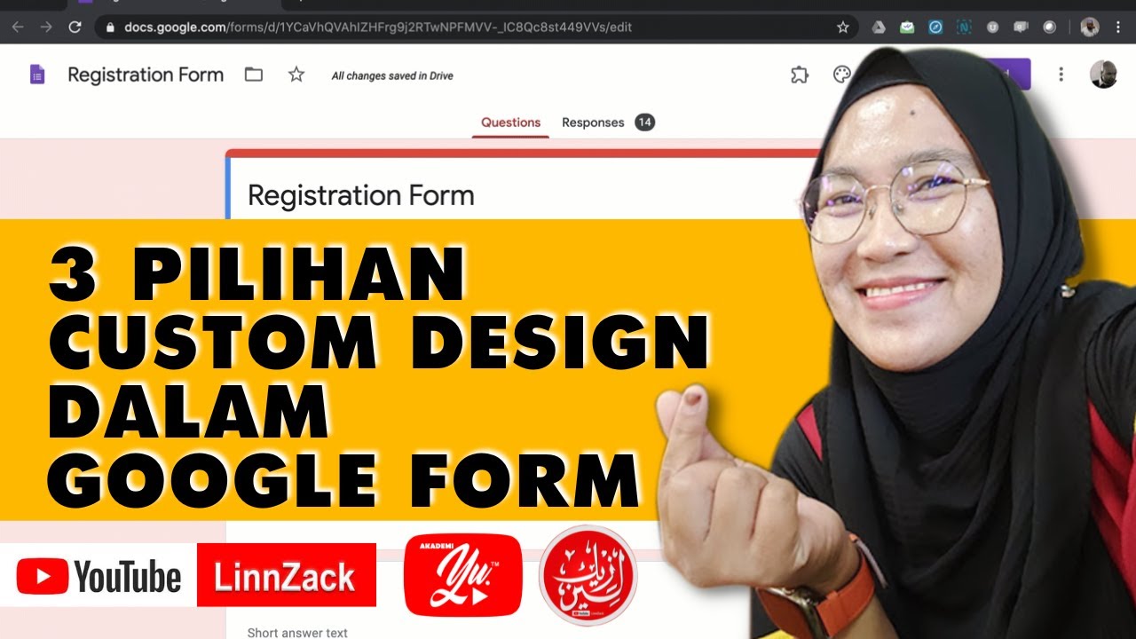 3 PILIHAN UNTUK CUSTOM DESIGN DALAM GOOGLE FORM - YouTube