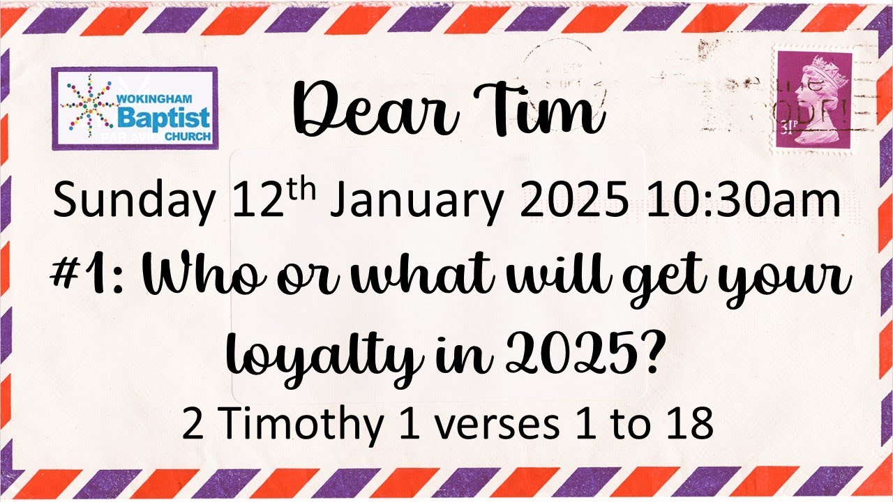 Dear Tim #1: Who or what will get your loyalty in 2025? [12th January ...